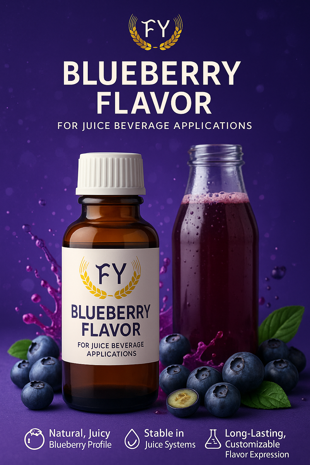 Blueberry Beverage Fragrance For Juice Drinks | Juicy, Stable ...