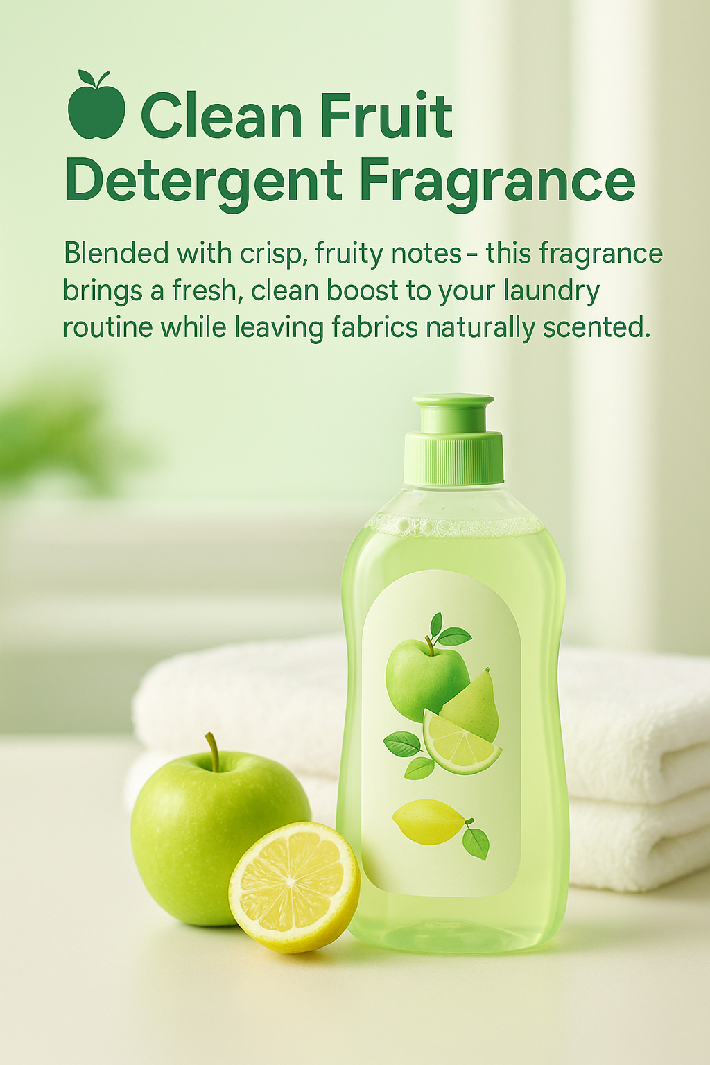 Clean Fruit Detergent Fragrance | Refreshing, Stable Fruity Aroma For ...