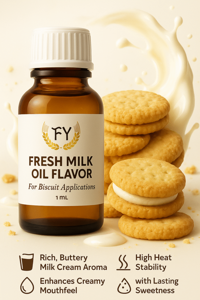 Fresh Milk Oil Flavor For Biscuits | Creamy, Heat-Stable, And Dairy ...