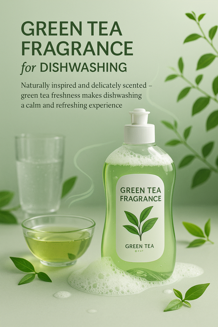 Green Tea Fragrance For Dishwashing | Stable, Safe & Refreshing ...