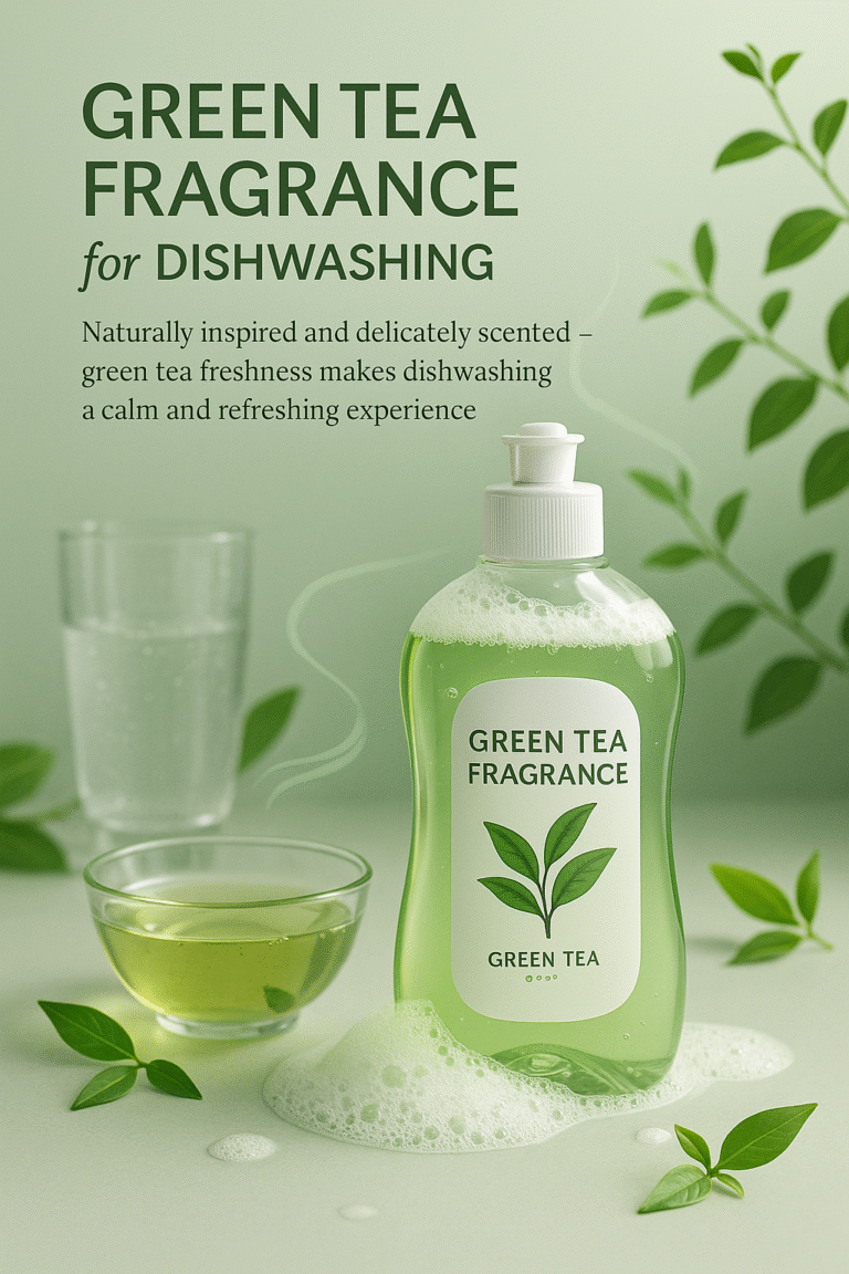Green Tea Fragrance For Dishwashing | Stable, Safe & Refreshing ...