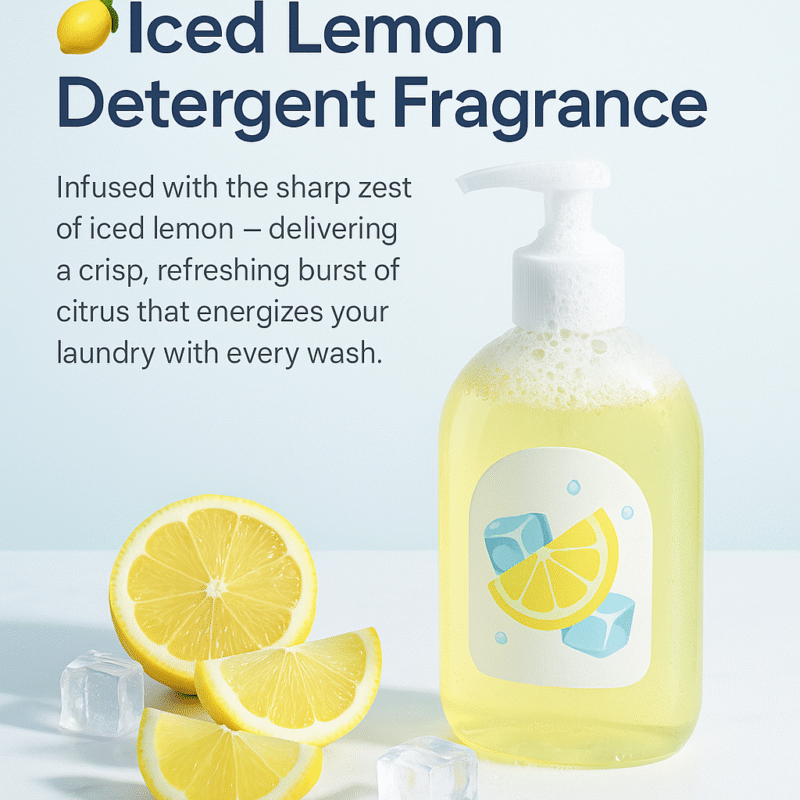 Iced Lemon Detergent Fragrance | Crisp Cooling Freshness For Modern ...