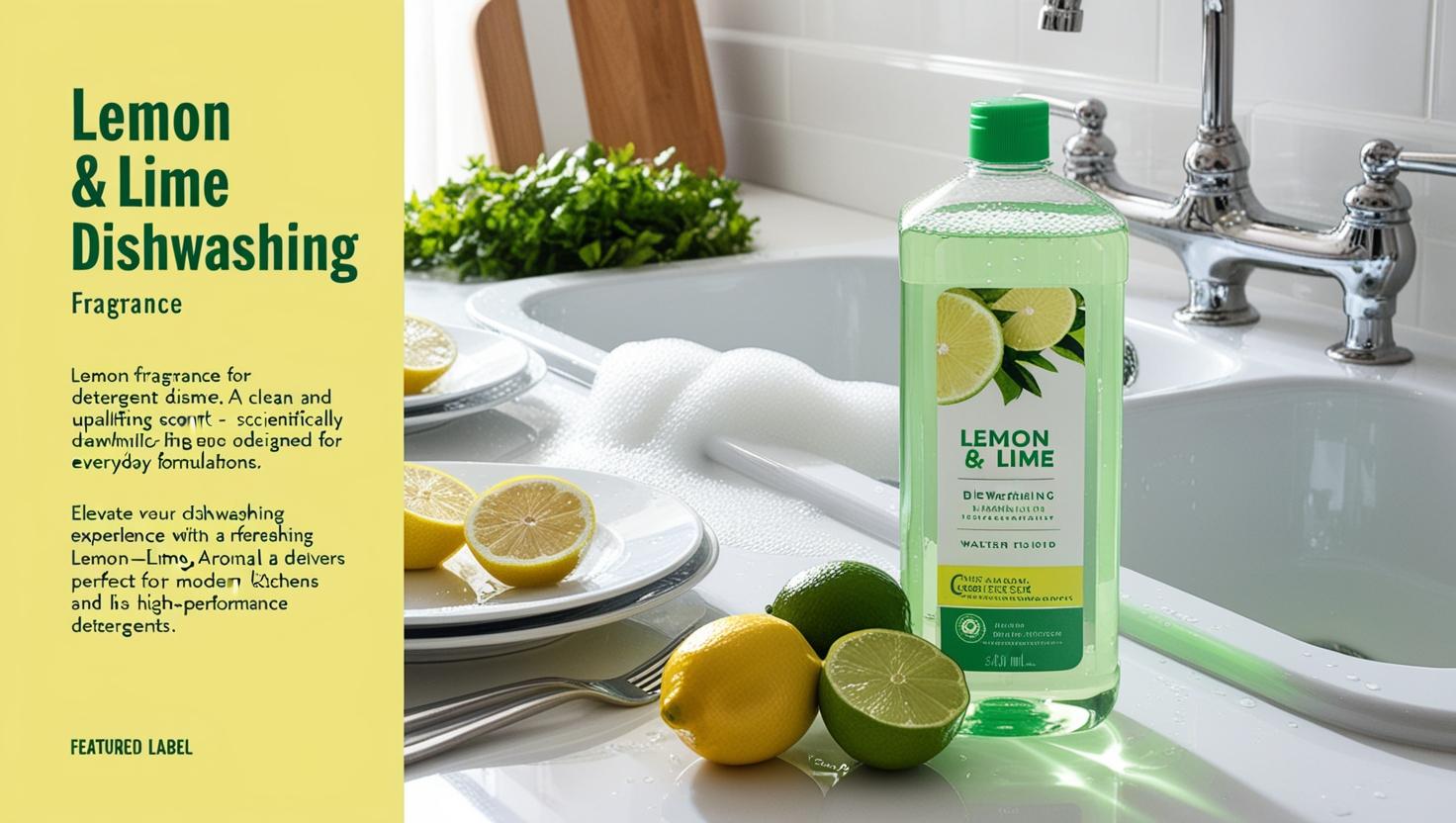 Lime Lemon Dishwashing Fragrance | Zesty Citrus Clean For Detergents ...
