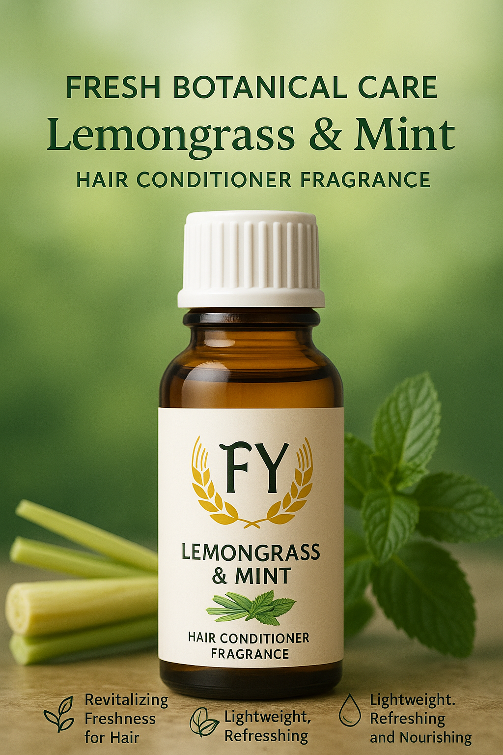 Lemongrass Mint Hair Conditioner Fragrance | Energizing Freshness And ...