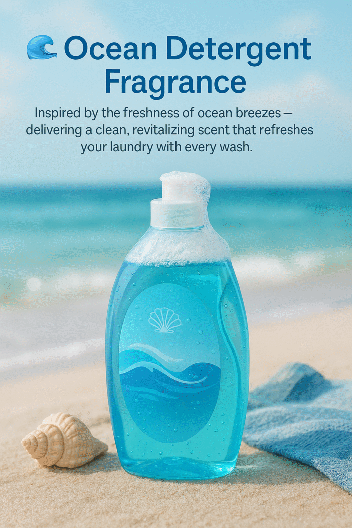 Ocean Detergent Fragrance | Crisp, Refreshing Marine Freshness For ...