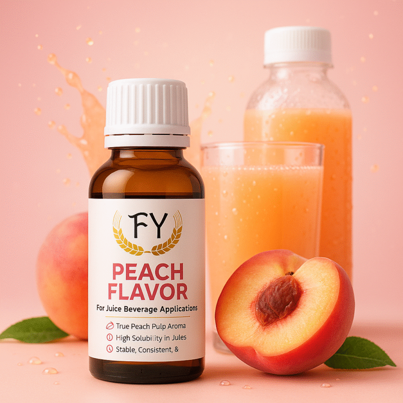 Peach Beverage Fragrance For Juice Drinks | Lush, Stable, And Fresh ...