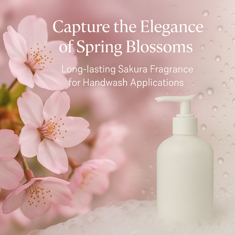 Sakura Fragrance For Handwash | Floral & Long-Lasting Scent For ...