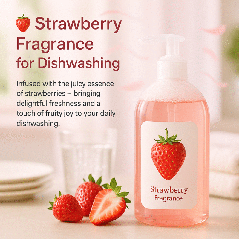 Strawberry Dishwashing Liquid Fragrance | Stable, Fruity Aroma For ...