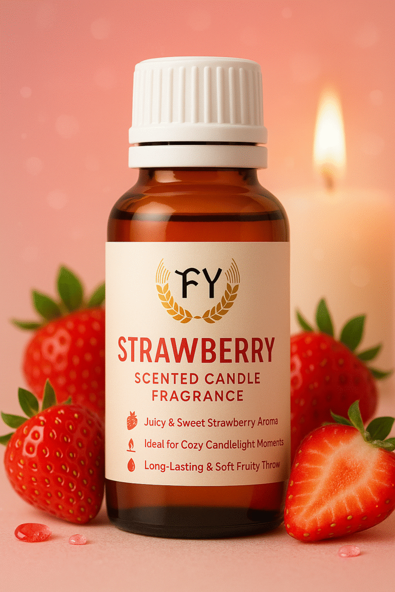 Strawberry Scented Candle Fragrance | Sweet, Long-Lasting Fruit Aroma ...