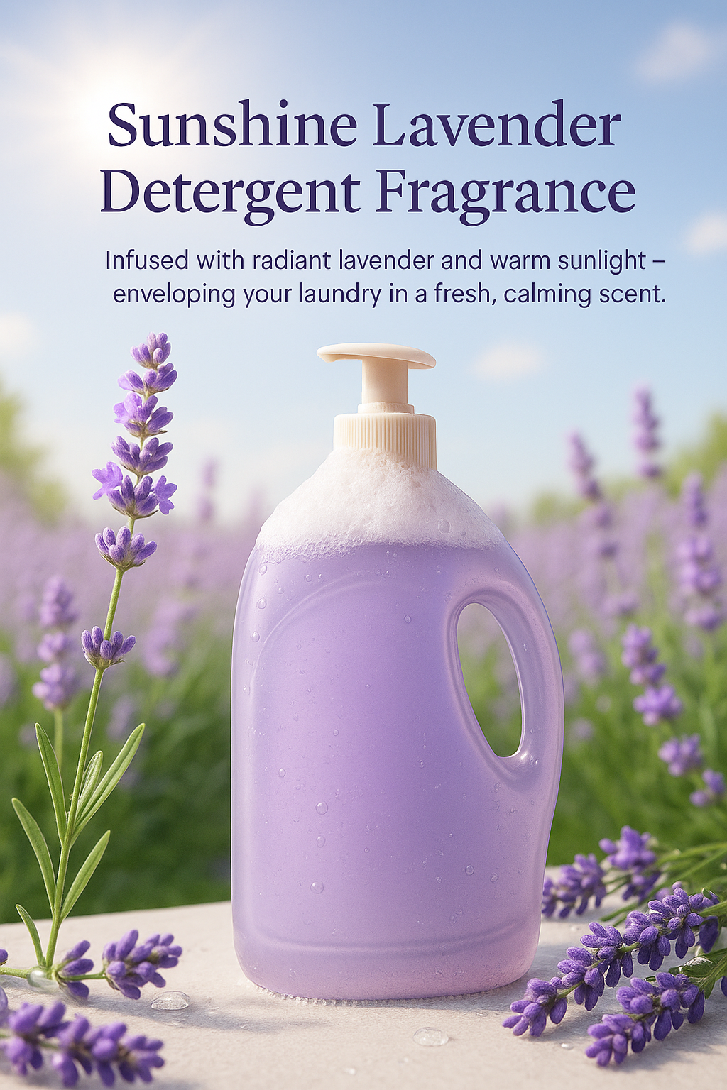 Sunshine Lavender Detergent Fragrance | Bright, Calming Freshness For ...