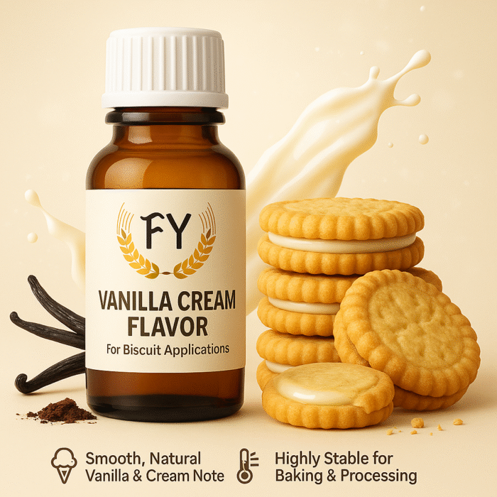 Vanilla Cream Food Flavor For Biscuits | Smooth, Scalable, And Heat-Stable