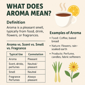 What Does Aroma Mean? Definition, Origins, And Everyday Examples